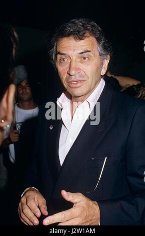 American impresario and rock concert promoter, Bill Graham photographed ...