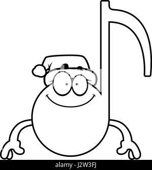 Clipart christmas themed illustration of a happy cute baby crawling and ...