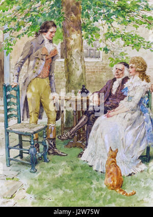 A Tale of Two Cities Dr Manette and Lucie with Charles Darnay, by ...