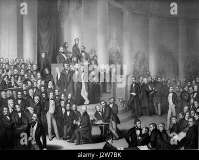 The illustration ‘1848 Delius Abgeordnete Paulskirche anagoria’ depicts ...