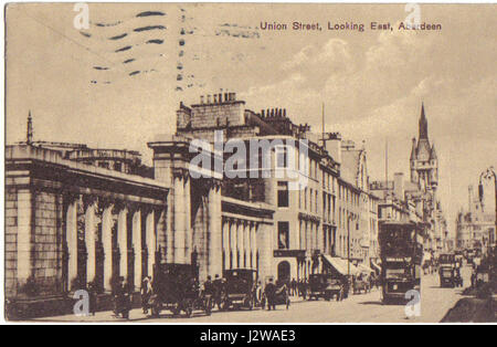 Aberdeen, Union Street, Tram 9 Stock Photo - Alamy