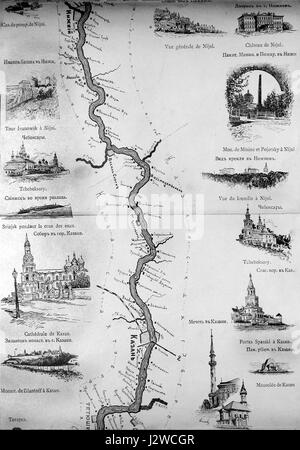 The 1903 Volga Guide Map is a historical map from 1903 that highlights ...