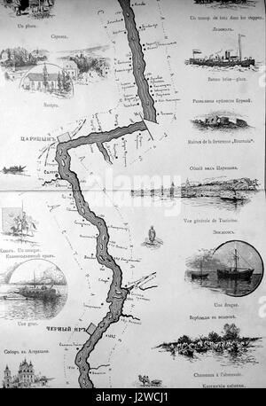 The 1903 Volga Guide Map is a historical map from 1903 that highlights ...