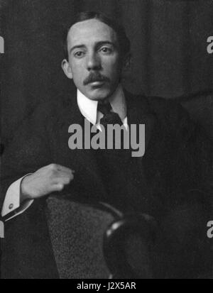 Alberto Santos-Dumont, the pioneering Brazilian aviator, is seen ...