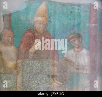 Bonifacius VIII - Fresco in Lateran Stock Photo - Alamy