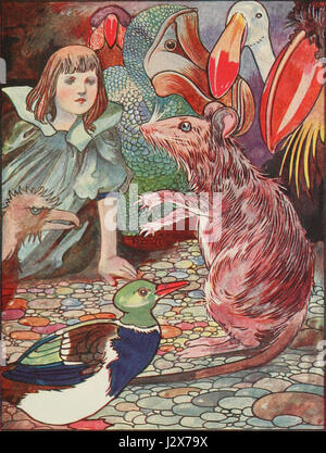 Alice and the Mouse, illustration for Alice's Adventures in Wonderland ...