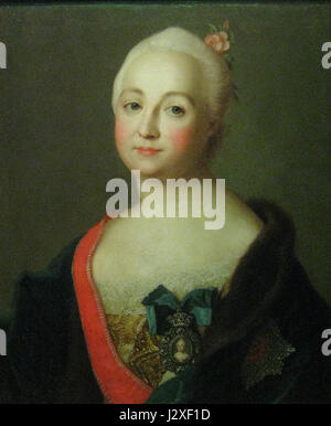 This 18th-century portrait by Russian artist Fyodor Rokotov depicts ...