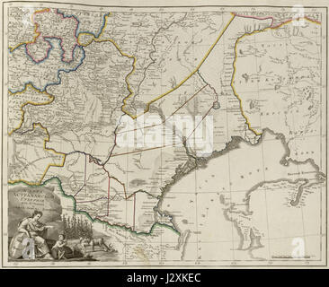 The map of the Russian Empire from 1800 to 1816 illustrates the ...