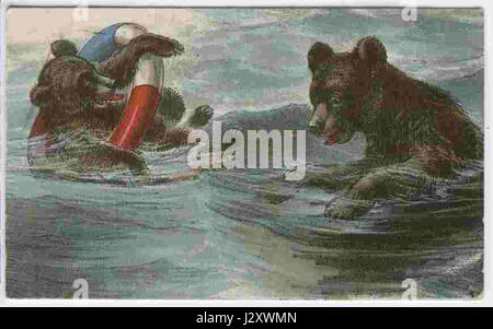 Bears and Life Preserver Stock Photo - Alamy