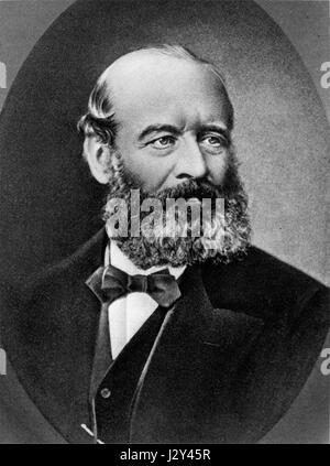 This portrait of Alfred Escher, a prominent Swiss politician and ...