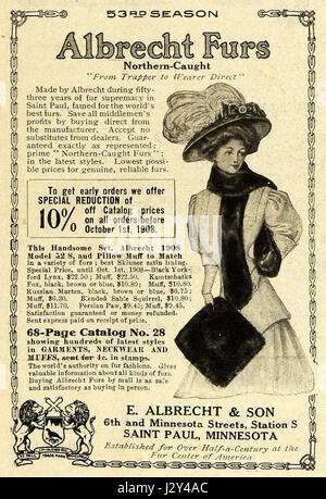 Albrecht Furs, 1908-9, Saint Paul, Minnesota (01 Stock Photo - Alamy