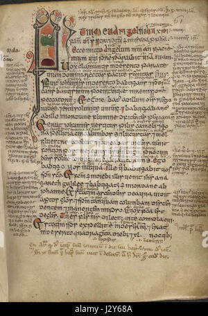 . English: British Library Manuscript Harley 913, fol 3r. Mid-14th ...