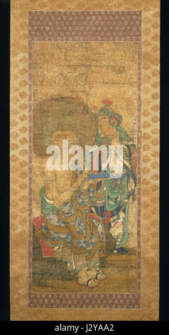 This *Arhat* painting from the Brooklyn Museum is part of a set of nine ...