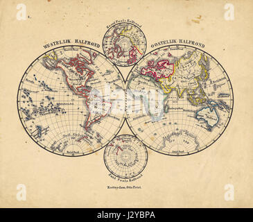 A historical map showing the geopolitical boundaries of Palestine ...