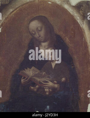 This artwork depicts the Virgin Mary and Saint Theodore, a Christian ...