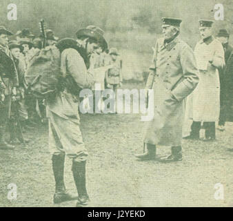 WW1 World War I - Army Commander General Sir H S Horne and officers ...