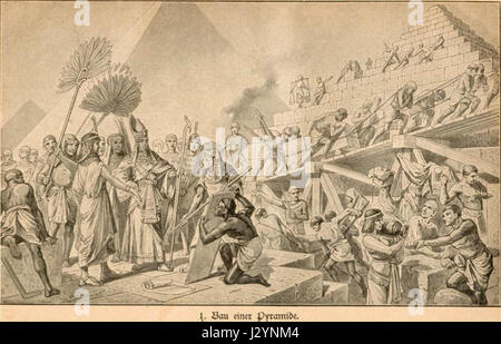 Bau einer pyramide Stock Photo - Alamy
