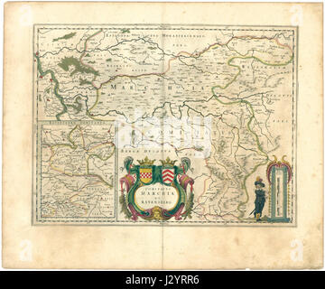This map, created by Blaeu in 1645, shows the Archbishopric of Cologne, known as 'Coloniensis ...