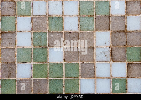 Elegant stone wall from small square parts Stock Photo - Alamy