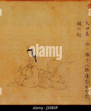 This artwork features a scene from the *Admonitions Scroll*, a famous ...