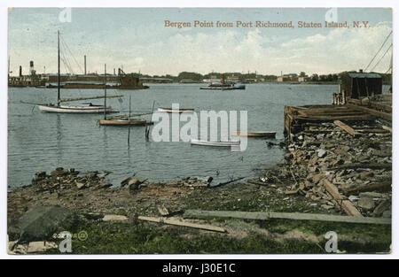 Bergen Point postcard Stock Photo - Alamy