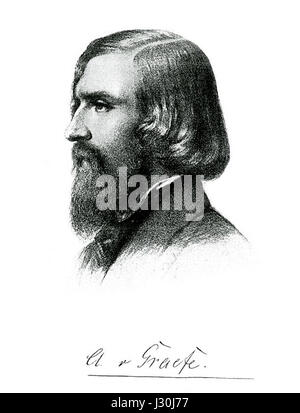 Vintage photo of Albrecht von Graefe. 1865 Friedrich Wilhelm Ernst ...