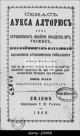 Auksa altorius cirillics Stock Photo - Alamy