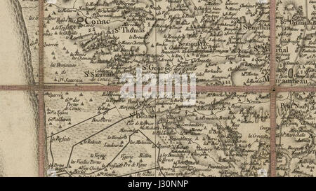 Carte Mirambeau - St Bonnet Stock Photo - Alamy