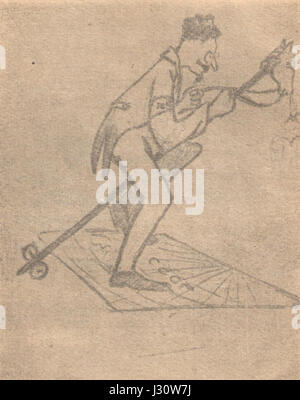 WW2 Anti-Nazi Cartoon caricature featuring a fat Hermann Goering, with ...