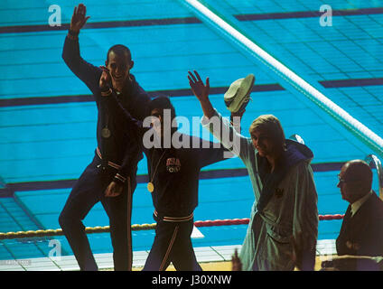 Steve Genter, Mark Spitz, Werner Lampe 1972 Stock Photo - Alamy