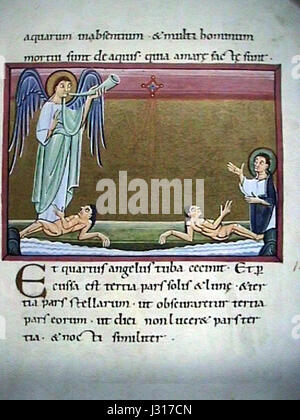 The Bamberg Apocalypse, a historical artwork, is a detailed 14th ...