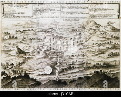 This map, created by Vincenzo Maria Coronelli in 1708, depicts the ...