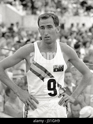 Herb Elliott, the Australian middle-distance runner, is captured with ...