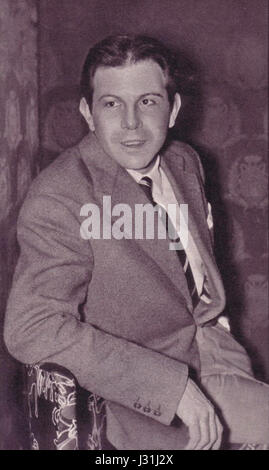 Italian actor Enrico Maria Salerno reading the script, Italy 1950s ...