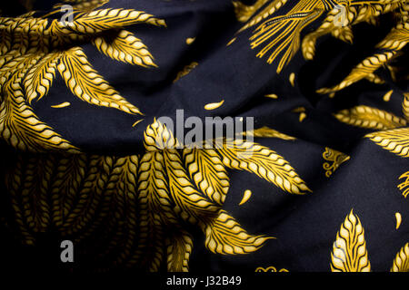 Traditional Indonesian silk batik shirt on a mannequin in Hamzah Stock ...