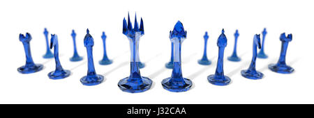 3D render of black chess king flexing biceps Stock Photo - Alamy