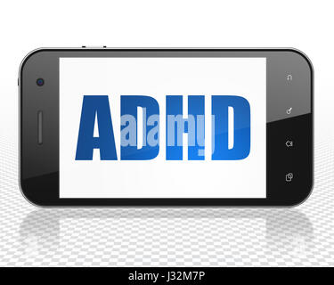Health concept: Smartphone with ADHD on display Stock Photo - Alamy