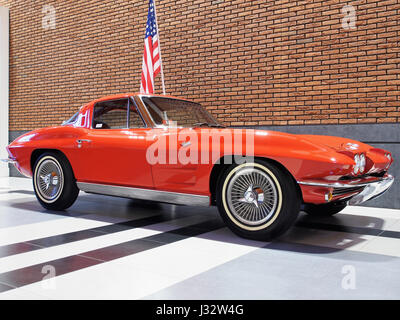 The 1963 Chevrolet Corvette Sting Ray Split Window, shown in this image ...