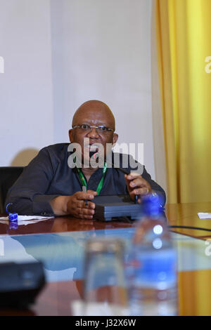 Ambassador Ndumiso Ntshinga, Chairperson of the African Union Peace and ...