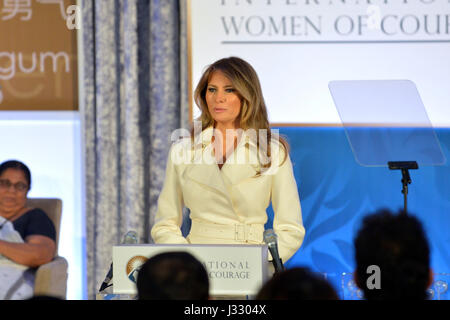 First lady Melania Trump speaks at the at the National PTA Legislative ...