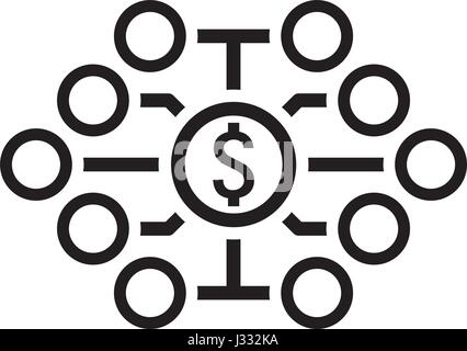 Investing Diversification Icon. Flat Design. Isolated Illustration ...