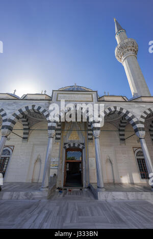 Street level view of Tokyo Camii Mosque. Ottoman style mosque and ...