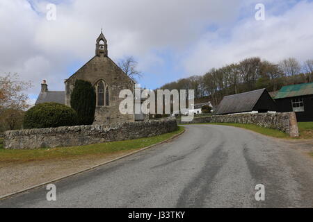 Netherton Church Bridge of Cally Scotland April 2017 Stock Photo - Alamy