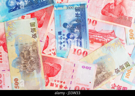 100 Taiwan dollar bank note. New Taiwan dollar is the national currency ...