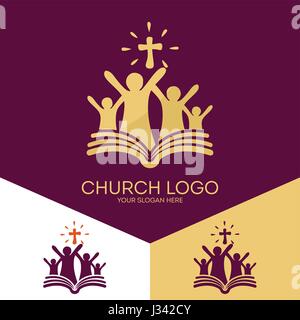 god is faithful. Christian symbols. bible and palm branches. Palm ...