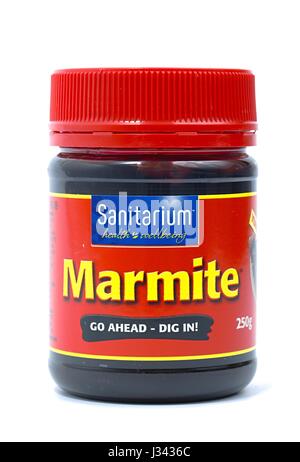 Jar of Marmite from New Zealand Stock Photo - Alamy