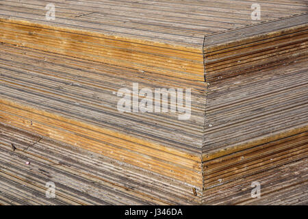 Wood Plank Stair Steps . Close up Stock Photo - Alamy