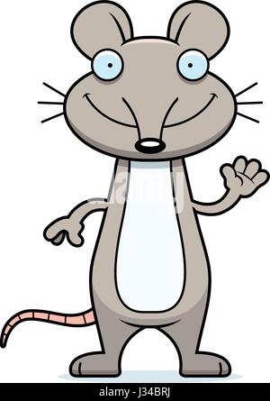 cartoon waving mouse Stock Vector Image & Art - Alamy