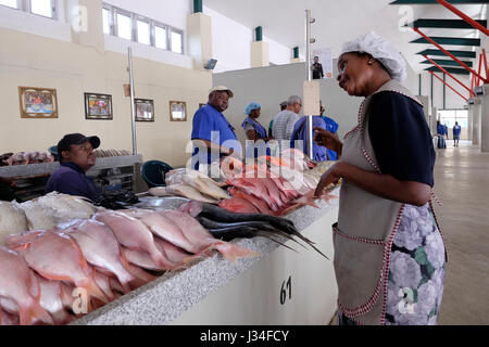 Mozambique, Maputo. Fresh fish at a Maputo fish market Stock Photo ...