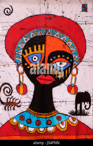 A capulana also spelled "Kapulana," a type of a sarong fabric worn ...